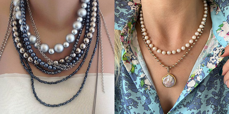 10 Ways to Style a Multi-strand Pearl Necklace