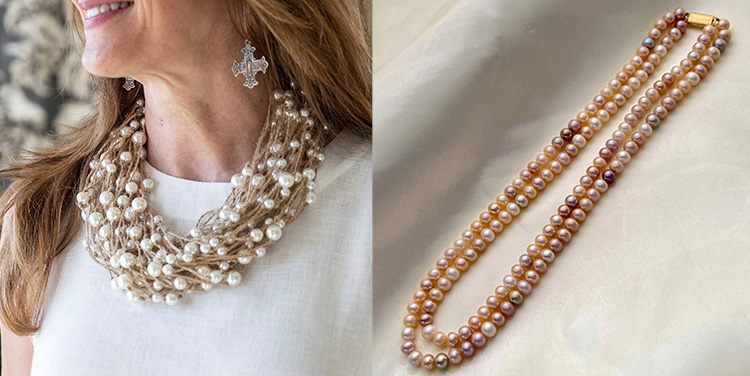 10 Ways to Style a Multi-strand Pearl Necklace