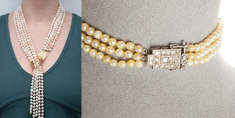 10 Ways to Style a Multi-strand Pearl Necklace