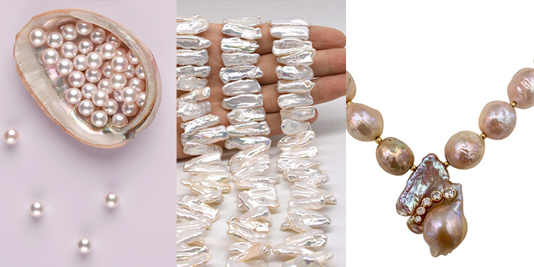 Japanese Pearls: Akoya, Biwa & Kasumi