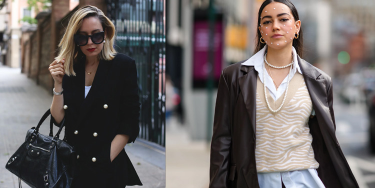 Modern Elegance: 15 Street Styles Perfectly Paired with Pearls